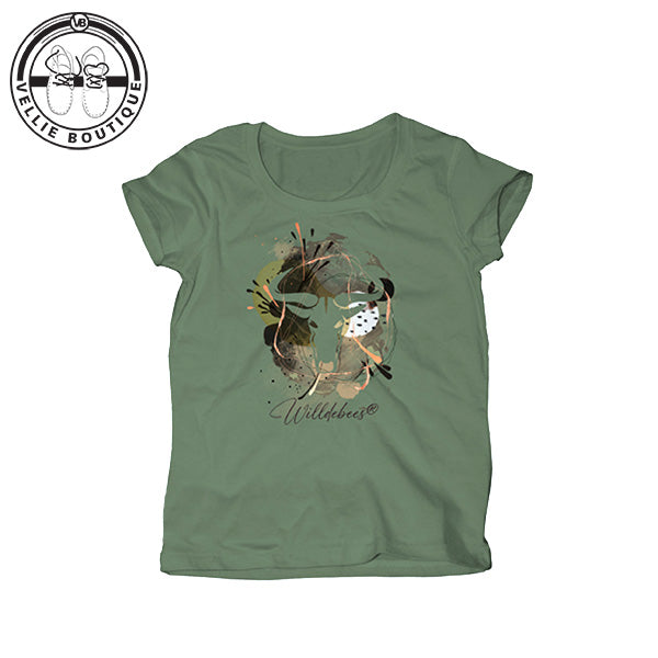 Wildebees Ladies Splatter Logo Tee – Vellie Boutique t/a Vellie Cartel