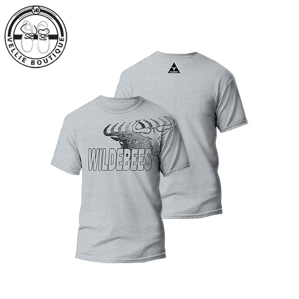 Wildebees Mens Staggerd Logo Tee – Vellie Boutique t/a Vellie Cartel